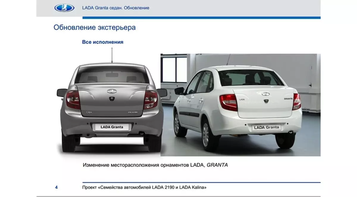 Lada Granta седанының арзан бағасы лифтіктен бампермен 9557_7