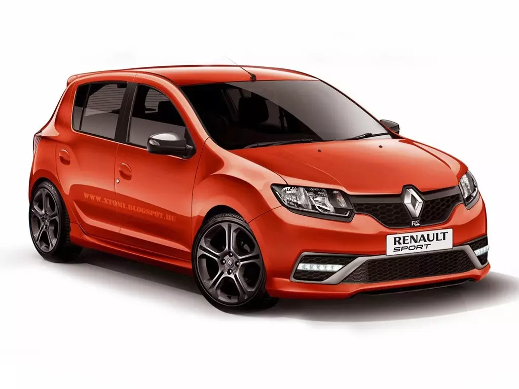 "Sarja" Ulkonäkö Renault Sandero Rs Resented Render